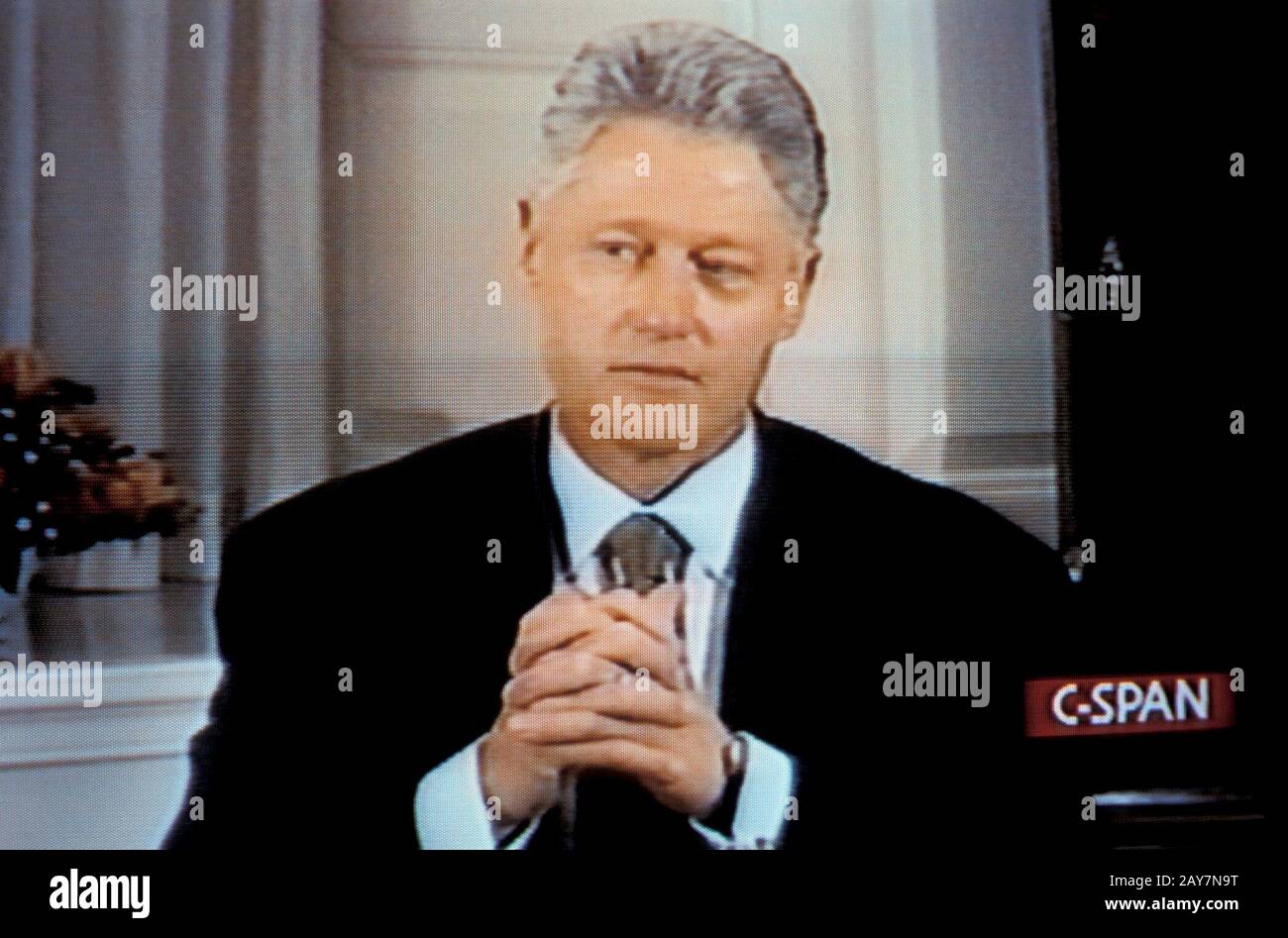 Monica lewinsky and bill clinton Banque de photographies et d’images à ...