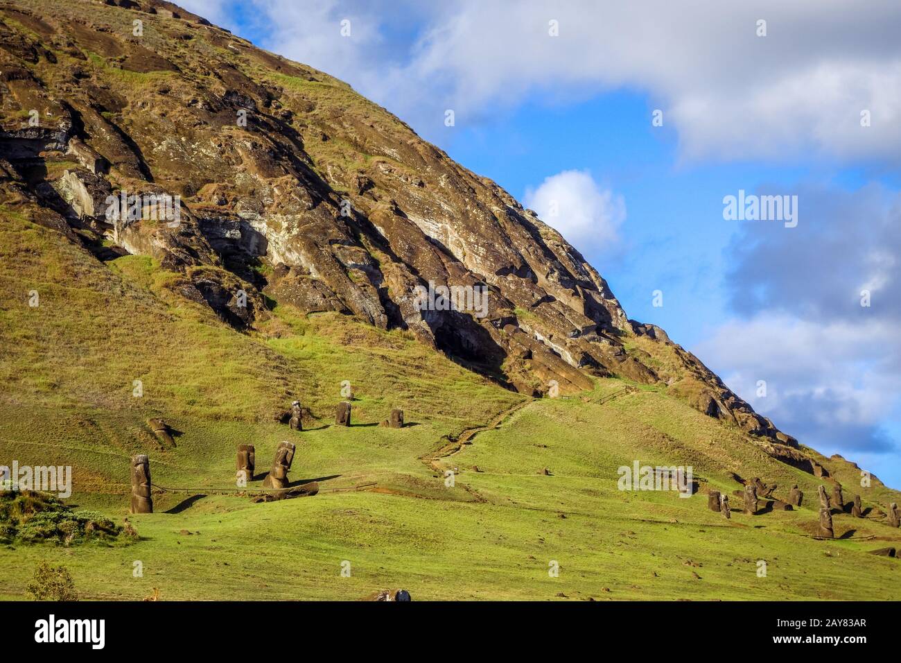 Volcan rano raraku Banque de photographies et d’images à haute ...