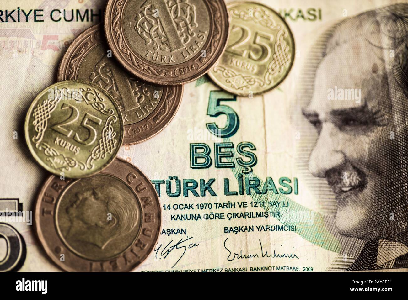 Lire turque Banque de photographies et d’images à haute résolution - Alamy