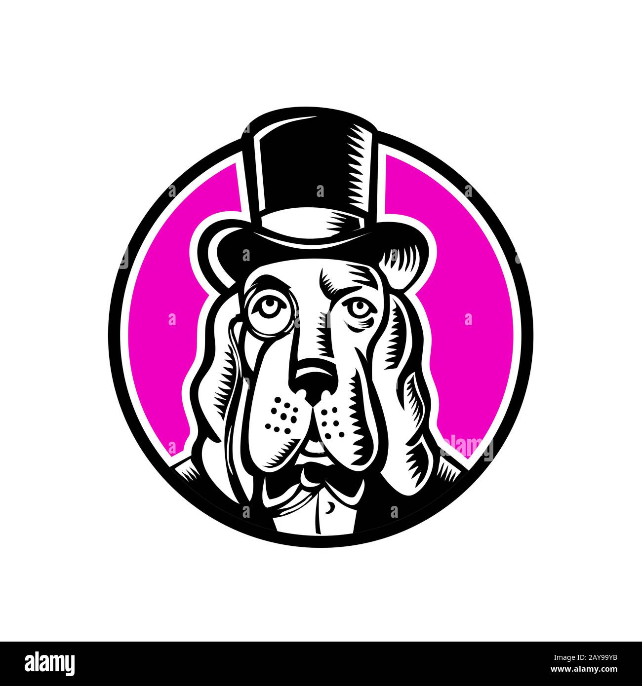 Monocle chapeau haut de forme Banque de photographies et d’images à ...