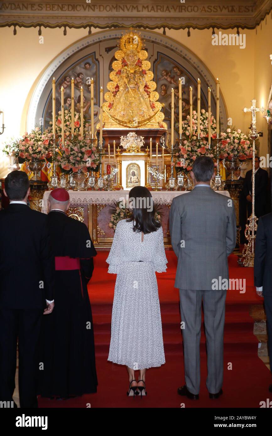 Almonte, Espagne. 14 février 2020. ***NO ESPAGNE*** le roi Felipe VI et ...