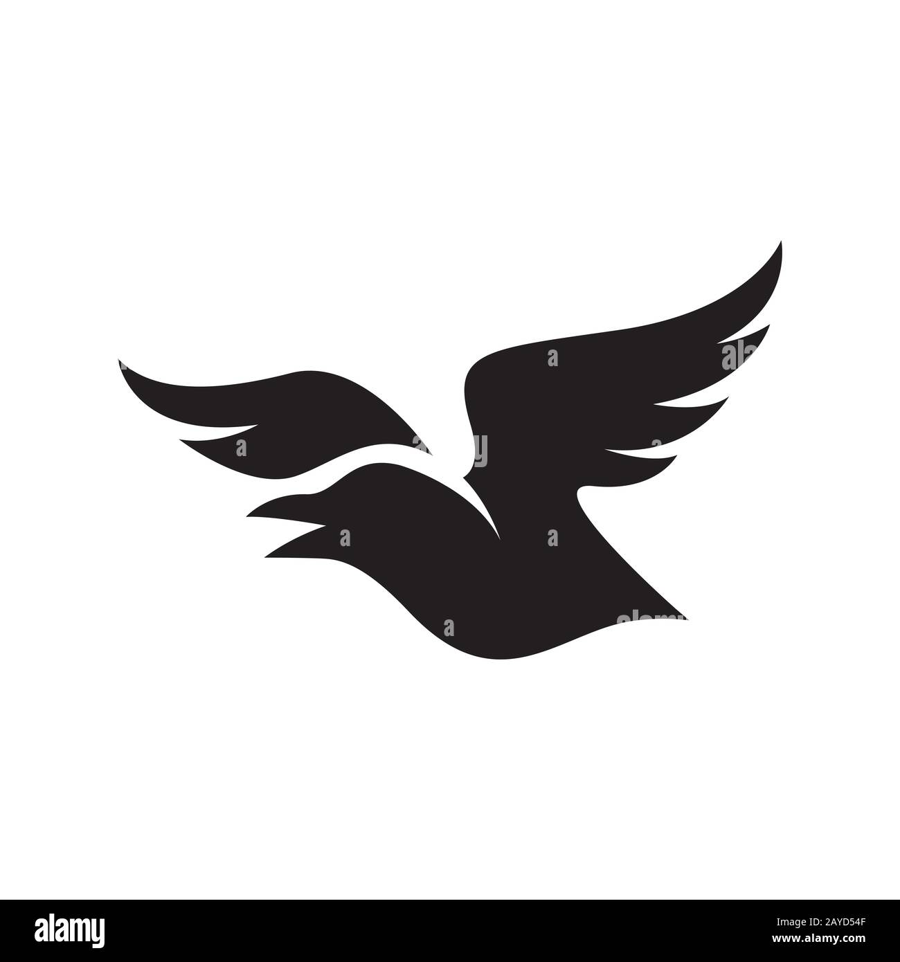 Crow head Banque d'images vectorielles - Alamy