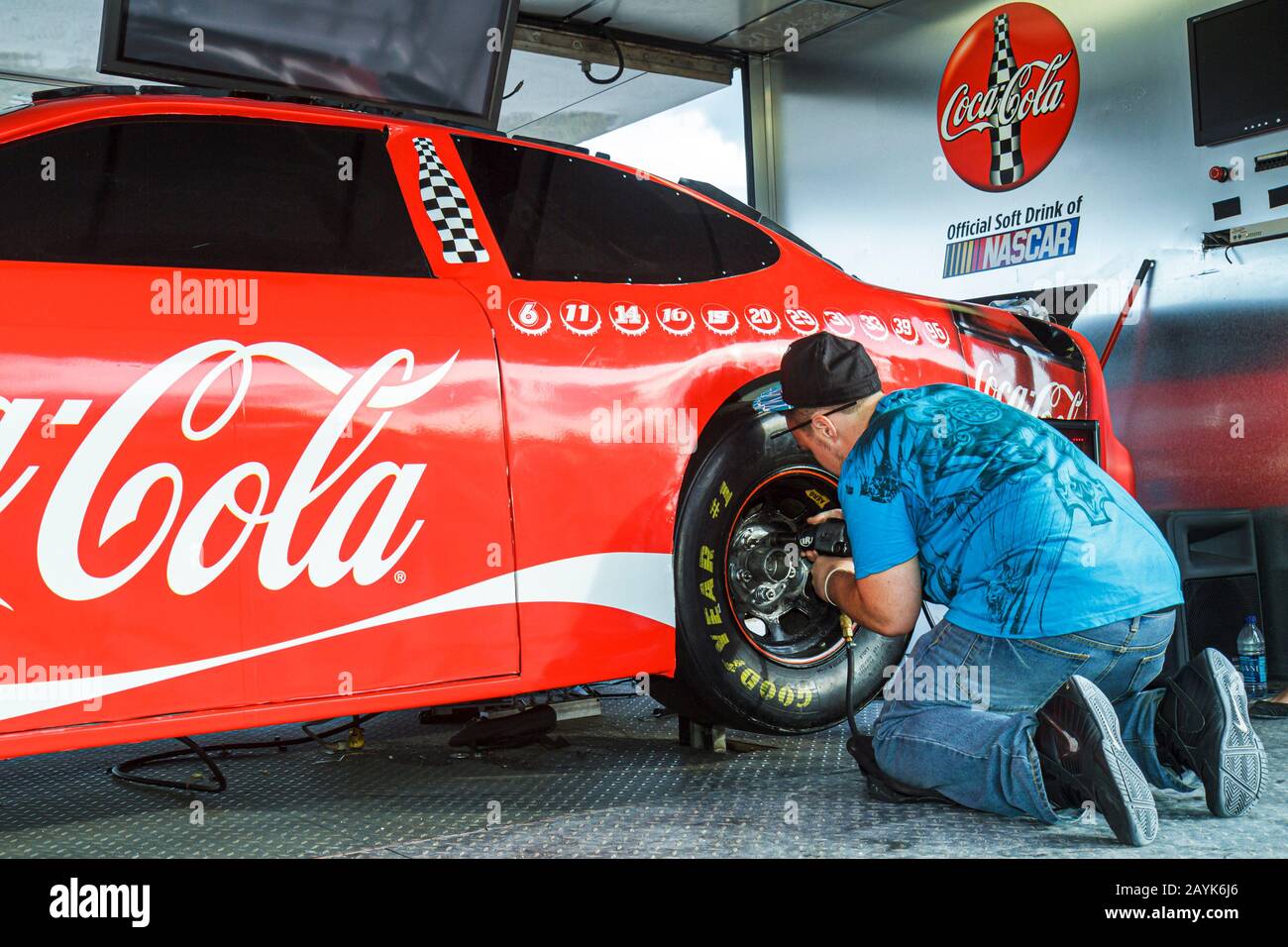 Le coca cola alimente le championnat nascar Banque de photographies et ...