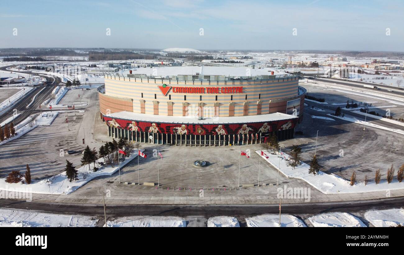 Canadian Tire Centre Arena Sénateurs D'Ottawa Aerial 2020 Photo Stock ...