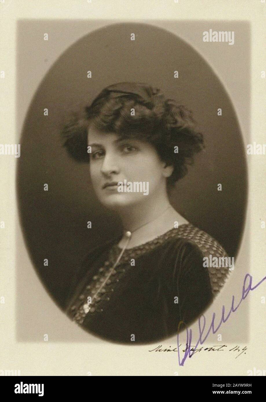 Portrait of alma mahler Banque de photographies et d’images à haute ...