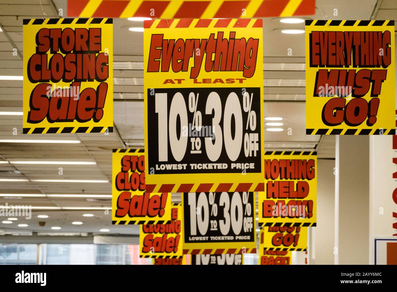 Concept de fermeture de magasin Banque de photographies et d’images à ...