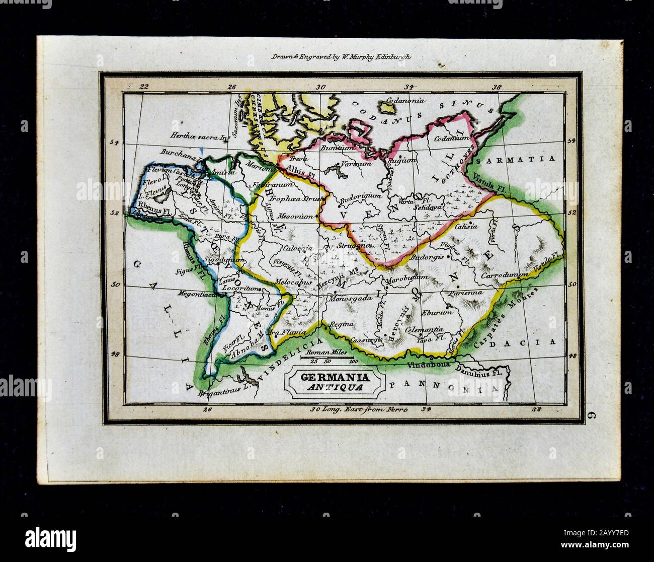 Ancient germania map Banque de photographies et d’images à haute ...