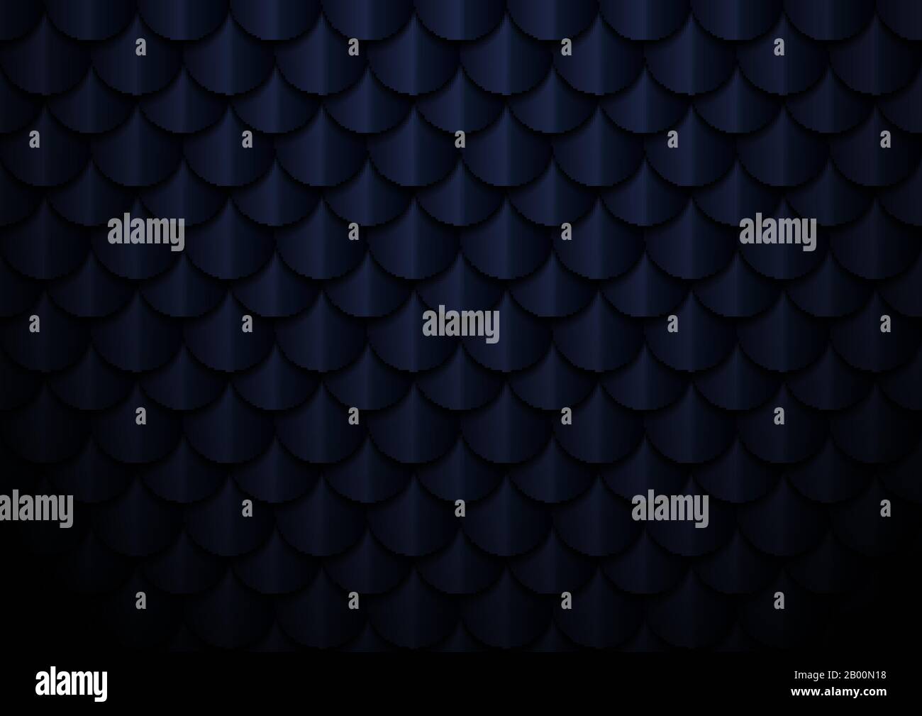 Toiture en écailles de poisson Banque d'images vectorielles - Alamy