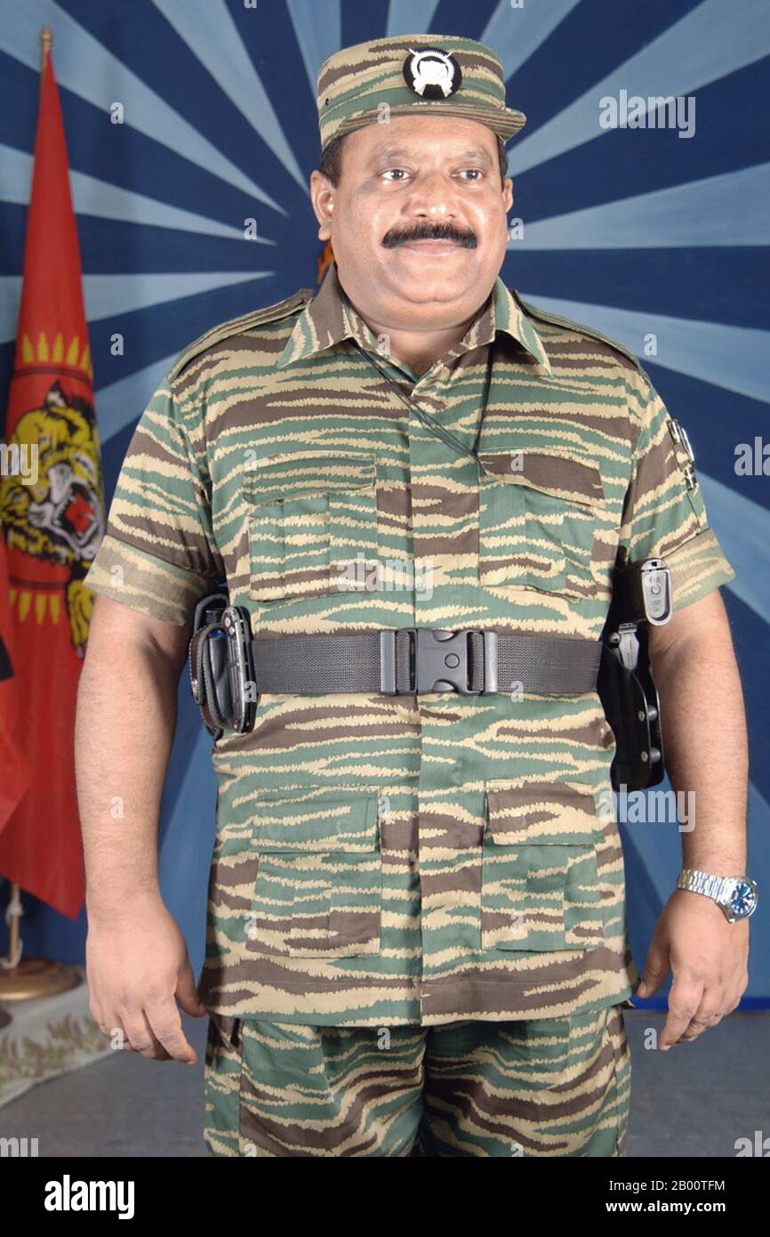Sri Lanka : Vellupillai Prabhakaran (1954-2009), fondateur et chef des ...