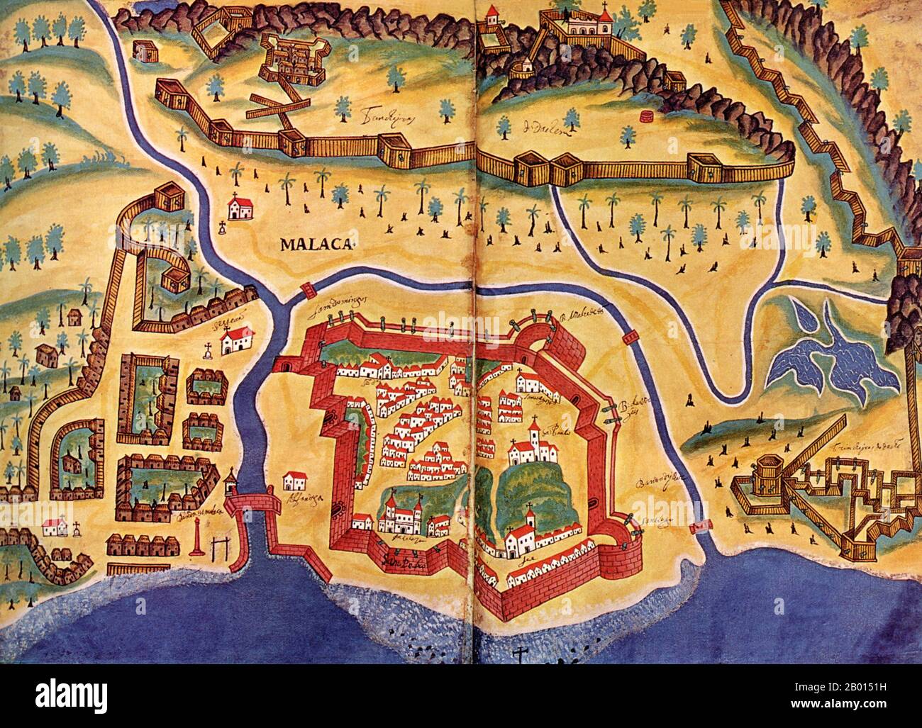 Malaisie : le port de Malacca dans l'ouest de la Malaisie après qu'il ...