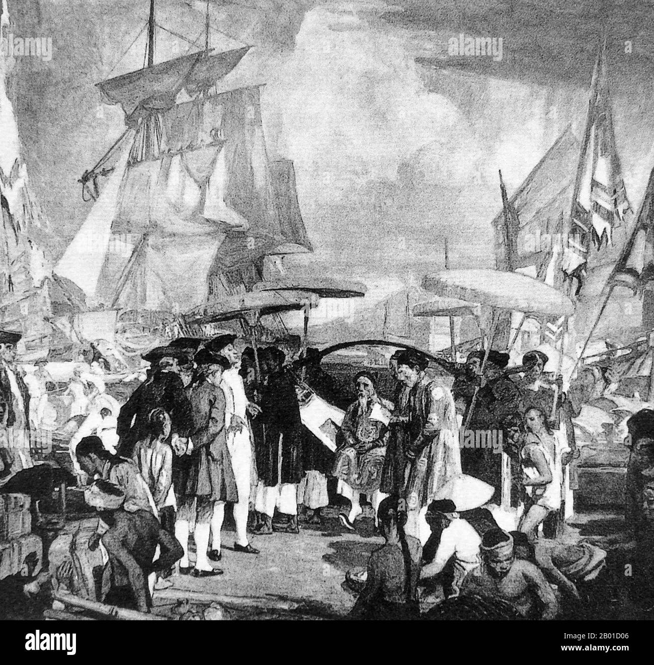 History of mauritius Banque d'images noir et blanc - Alamy