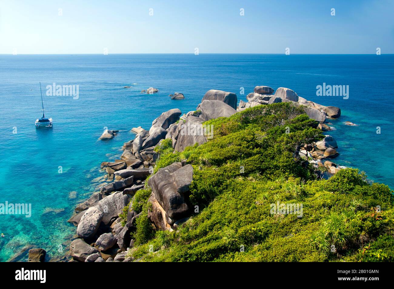 Thaïlande: Île Similan (île 8), îles Similan. Les îles Similan se ...