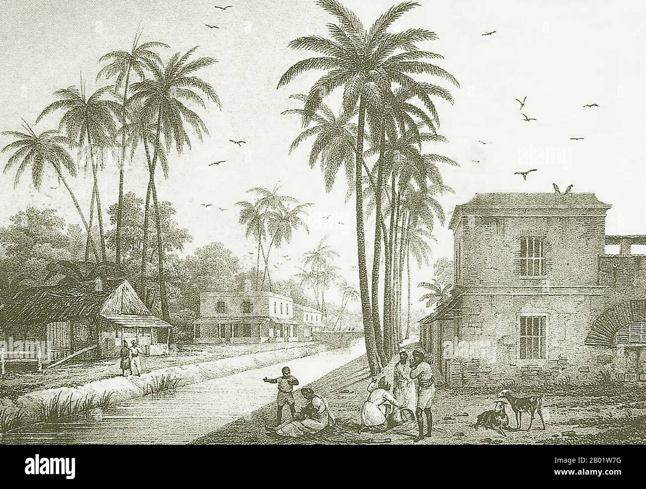 French colonial architecture pondicherry Banque de photographies et d ...