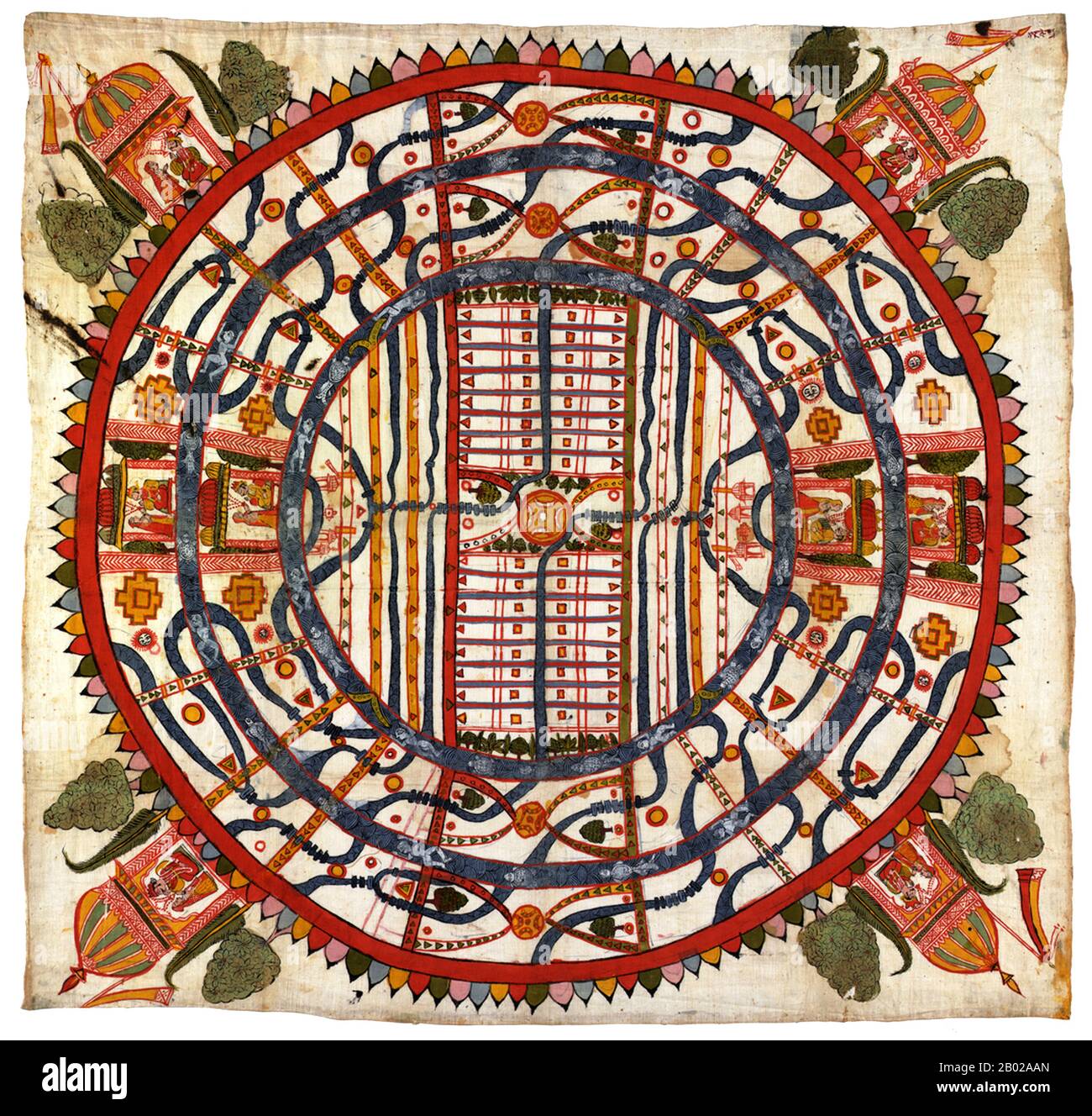 Mount meru map Banque d'images détourées - Alamy