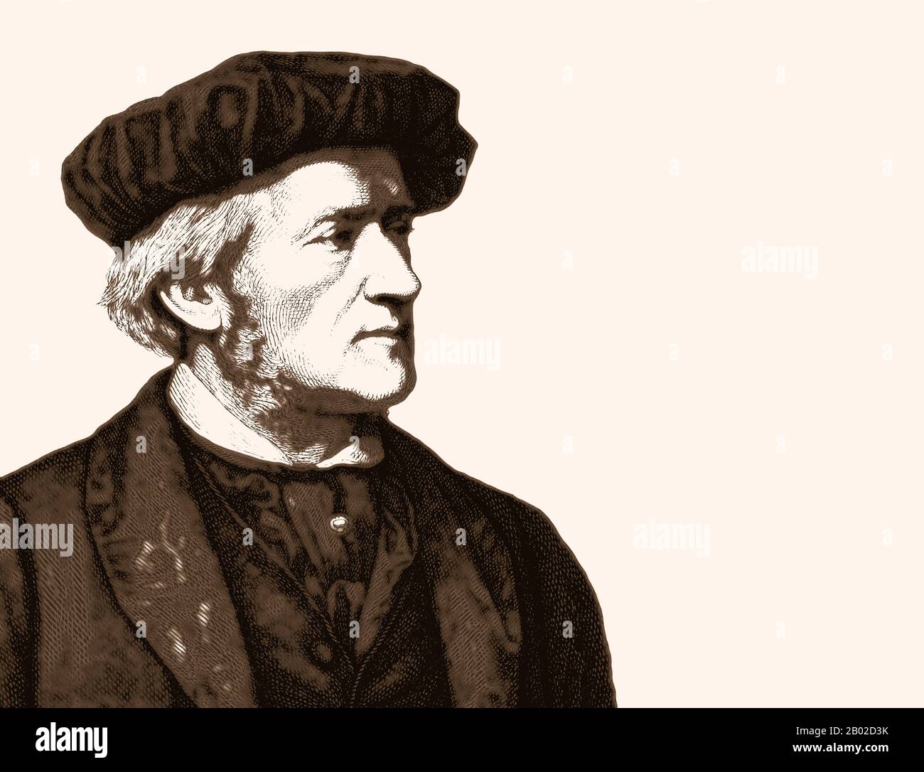 Wilhelm richard wagner was a german composer Banque de photographies et ...