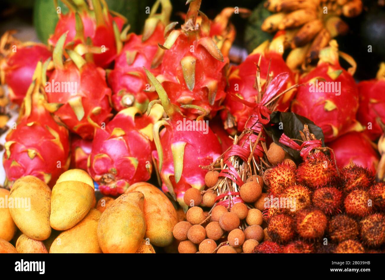 A pitaya ou pitahaya est le fruit de plusieurs espèces de cactus ...