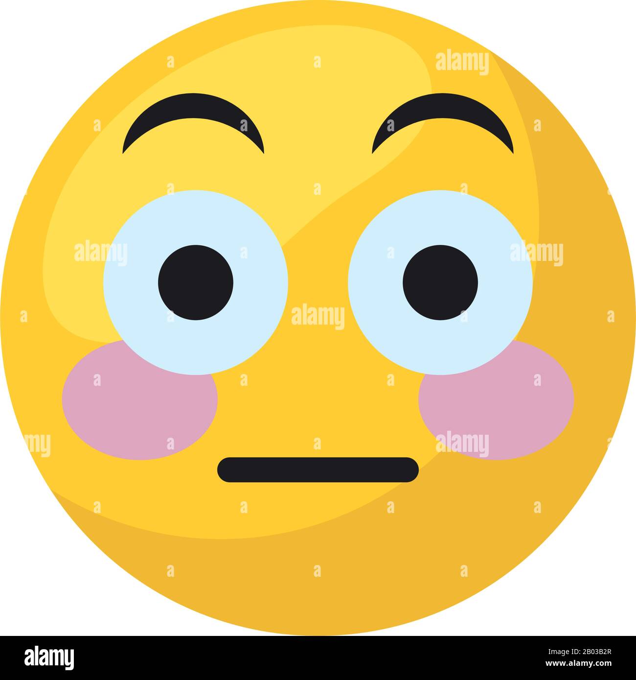 Emoji rougissant Banque de photographies et d’images à haute résolution ...