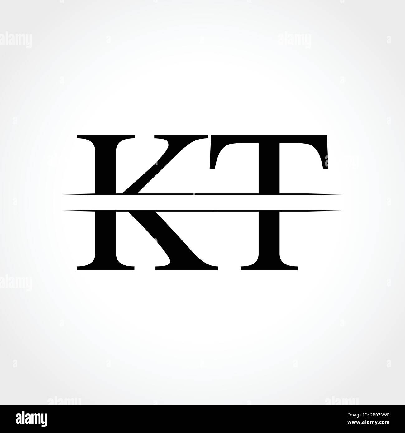 Letter kt logo Banque de photographies et d’images à haute résolution ...