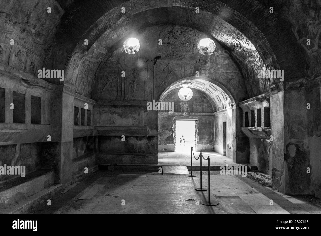 Bains romains bains de stabian pompeii italie romain Banque de ...