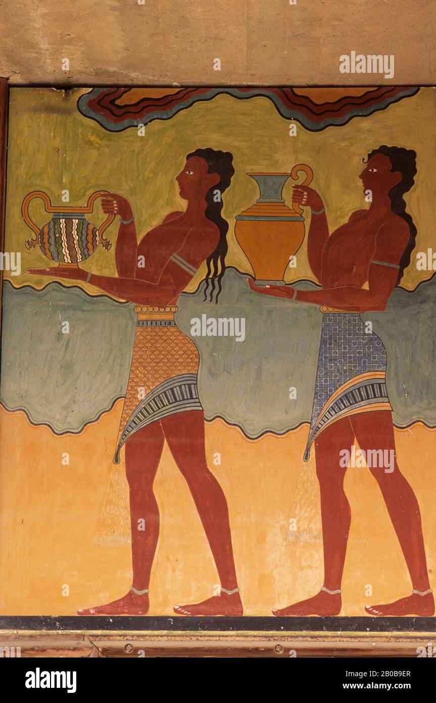 Fresques du palais de knossos Banque de photographies et d’images à ...