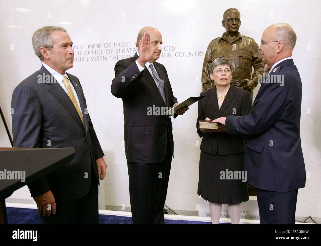 George bush, ancien directeur de la cia Banque de photographies et d ...