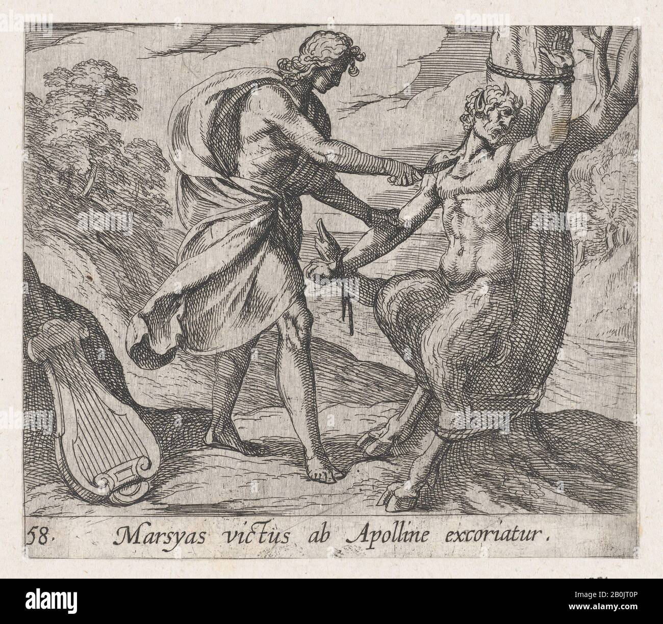 The flaying of marsyas Banque de photographies et d’images à haute ...