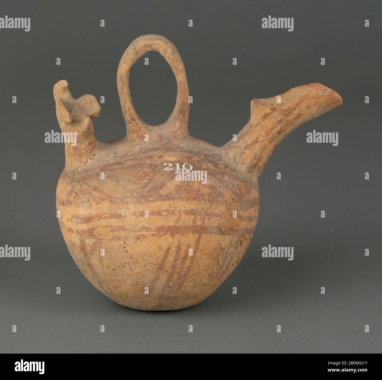 Askos sous la forme d'un animal, chypriote, chypriote moyen, de 1900 à ...