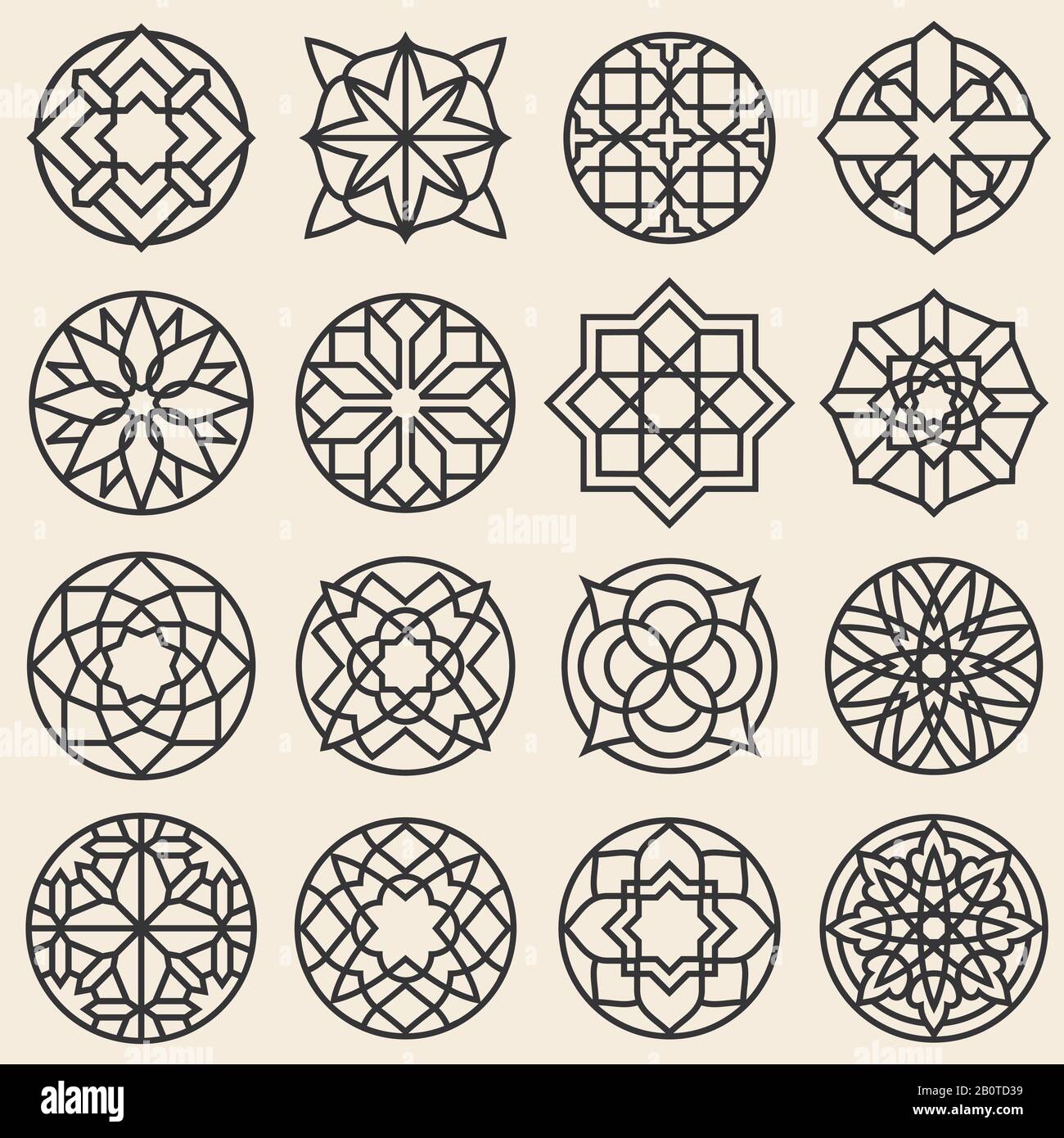 Arabesque design pattern Banque de photographies et d’images à haute ...