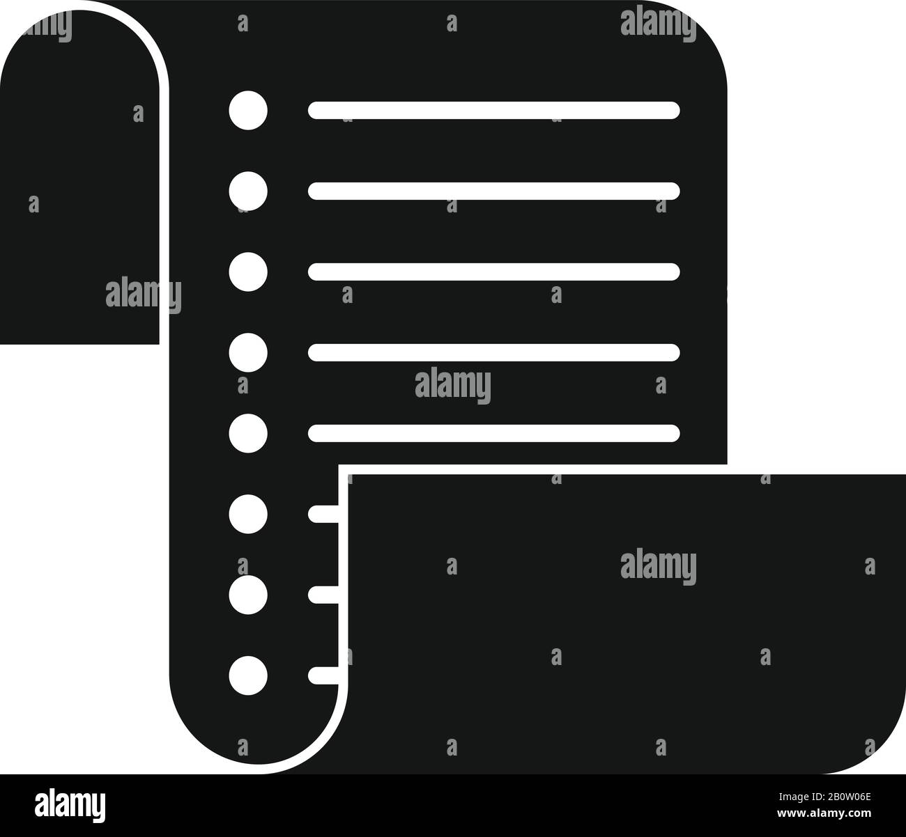Icône de liste d'inventaire. Illustration simple de l'icône de vecteur ...