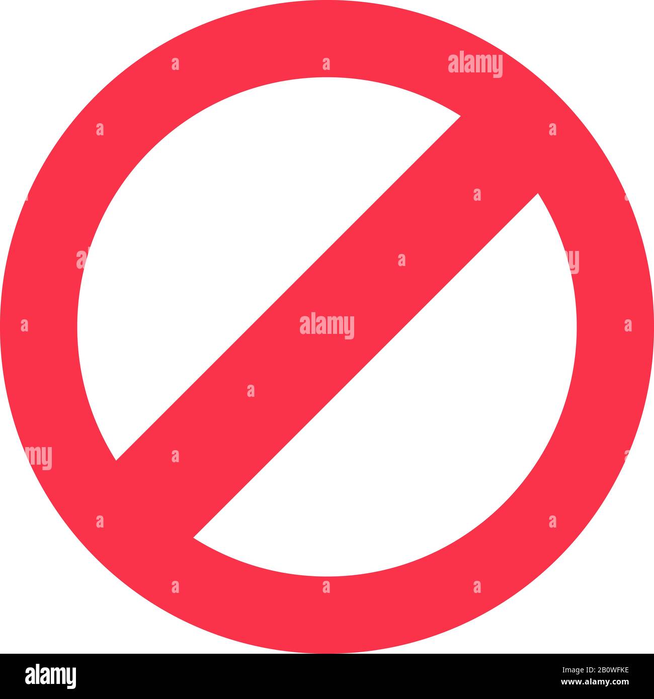 Symbole du signe STOP. Icône d'arrêt d'avertissement, caractère d ...