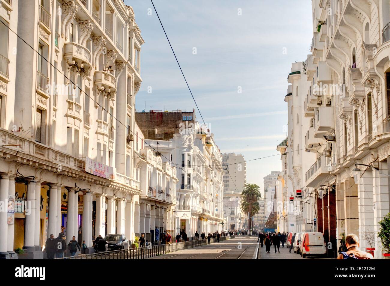 Casablanca Architecture Coloniale, Maroc Photo Stock - Alamy