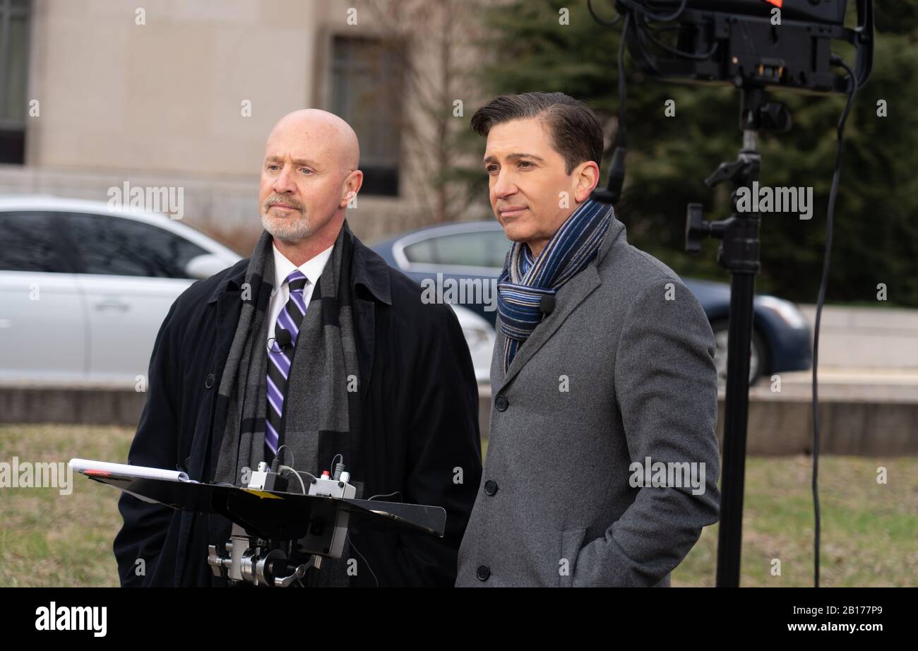 Washington, États-Unis D'Amérique. 20 février 2020. Les commentateurs ...