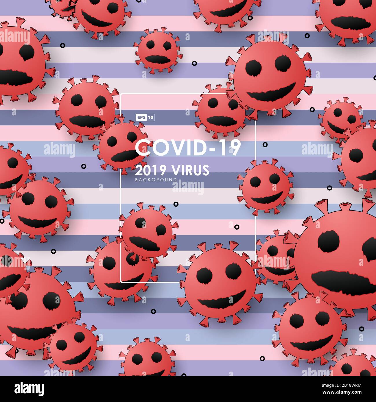 Affiche de virus Banque d'images vectorielles - Alamy