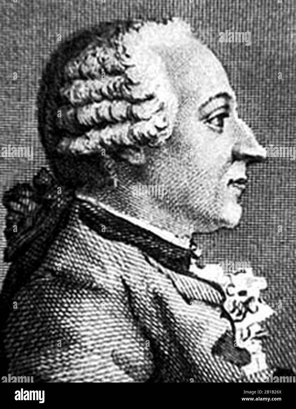 Friedrich melchior Banque d'images noir et blanc - Alamy