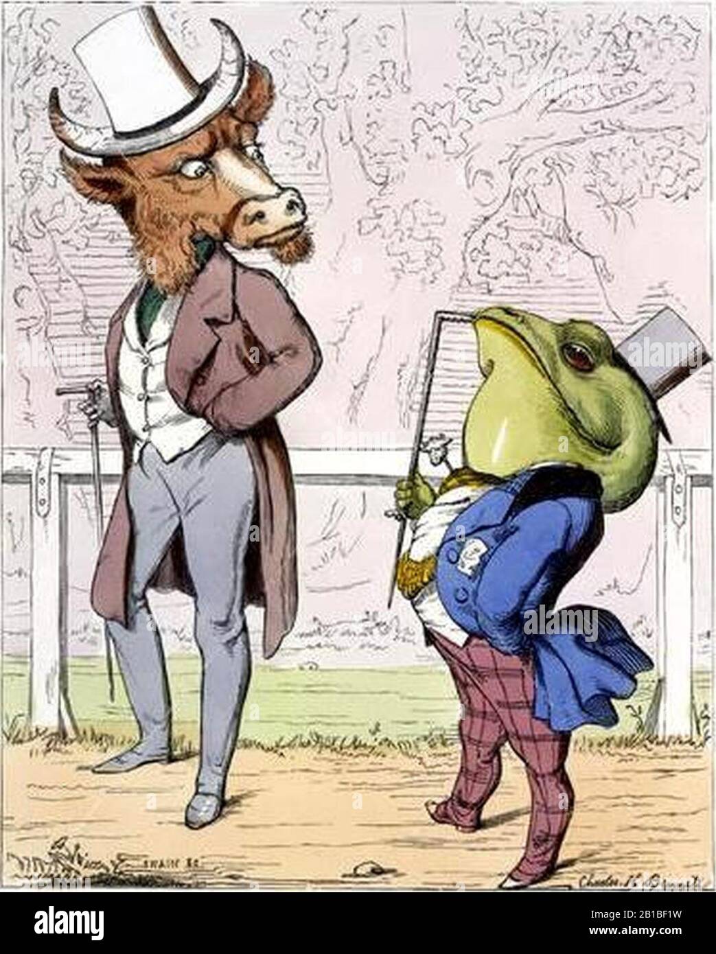 Boeuf et la grenouille Banque de photographies et d’images à haute ...