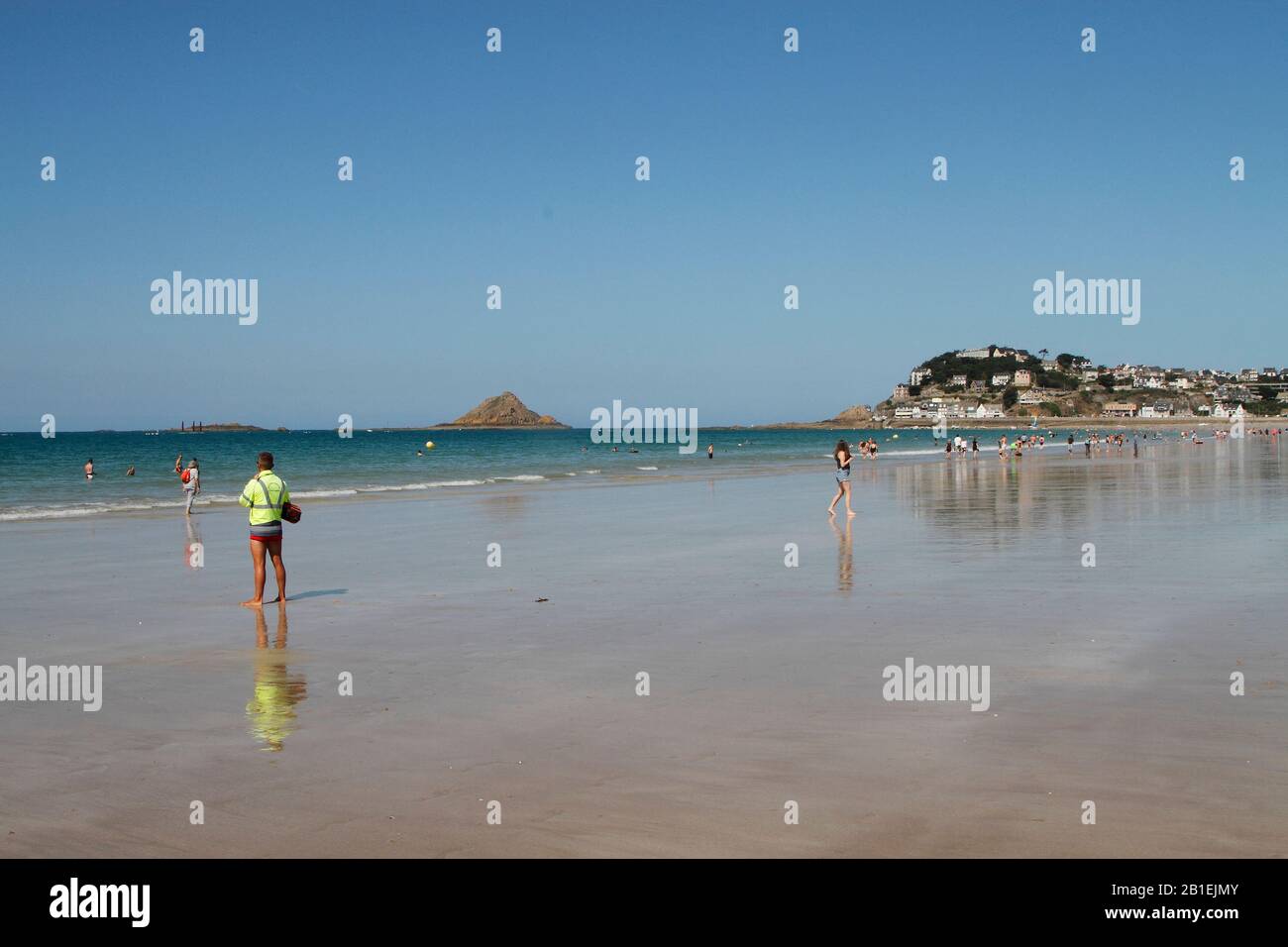 Pleneuf val andre beach brittany Banque de photographies et d’images à ...