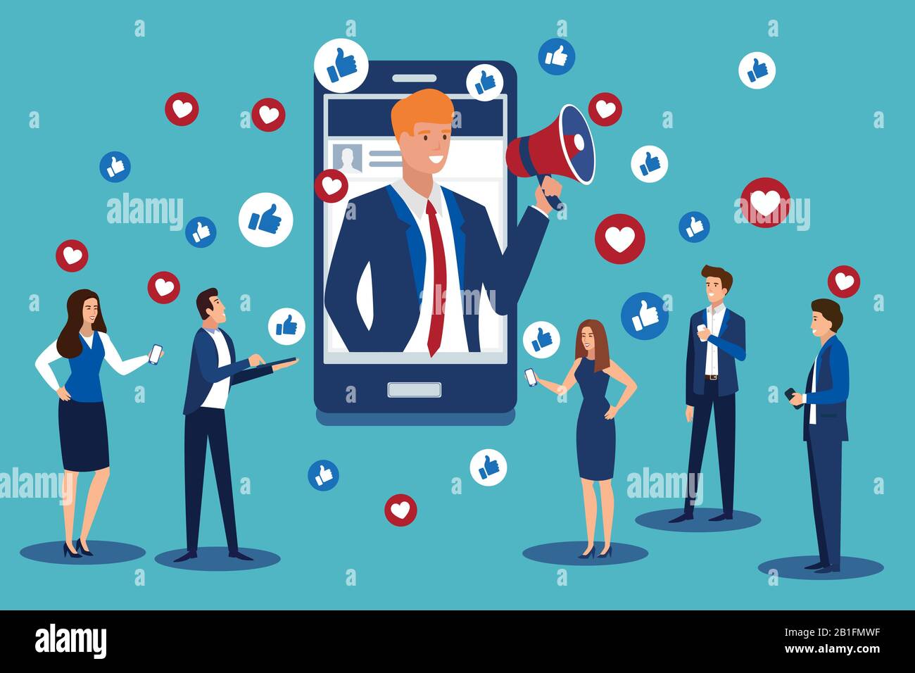 Publicité dans les applications Banque d'images vectorielles - Alamy