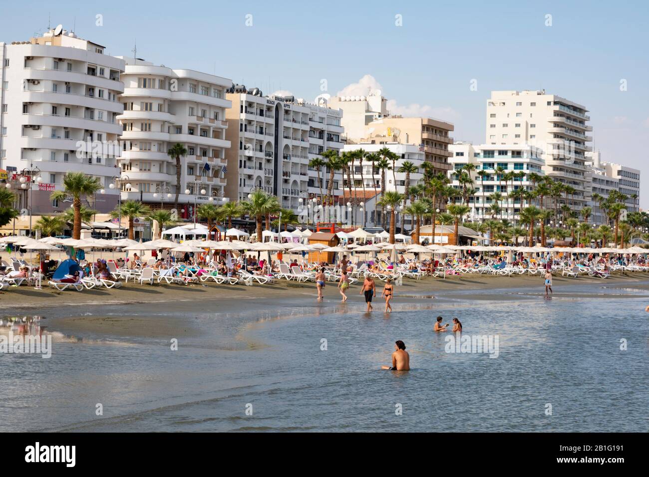 Plage de finikoudes Banque de photographies et d’images à haute ...