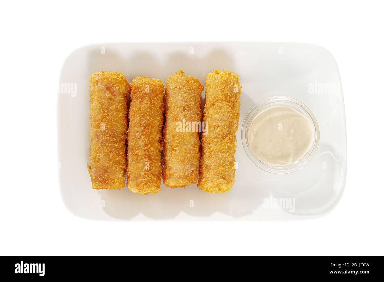 Bâtonnets de fromage apéritif chaud croustillant dans golden panés ...