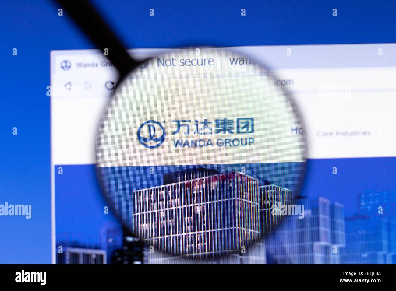 Logo du groupe wanda Banque de photographies et d’images à haute ...