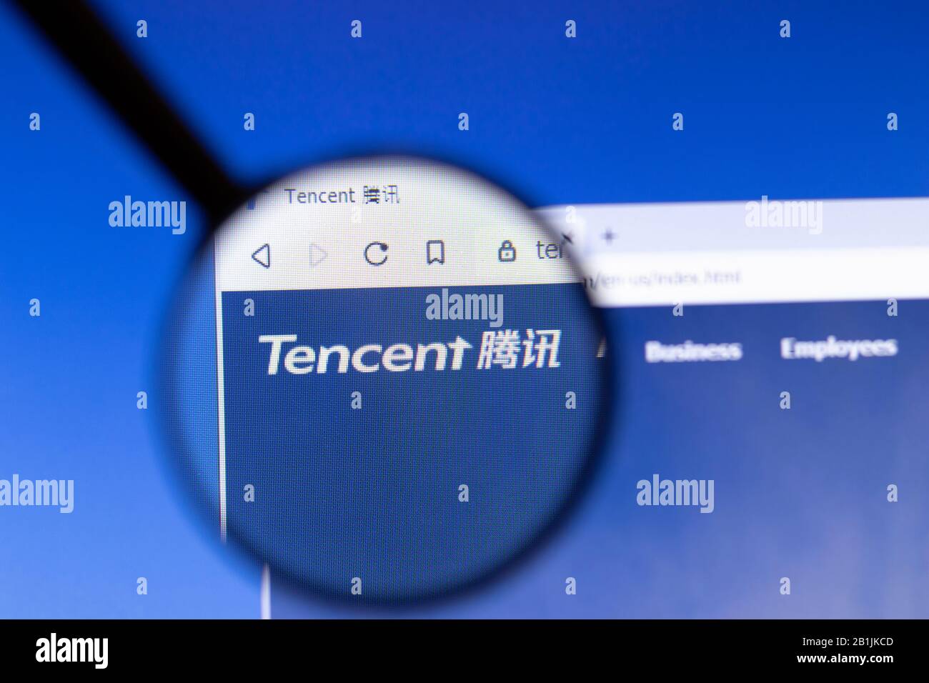 Tencent logo Banque de photographies et d’images à haute résolution - Alamy