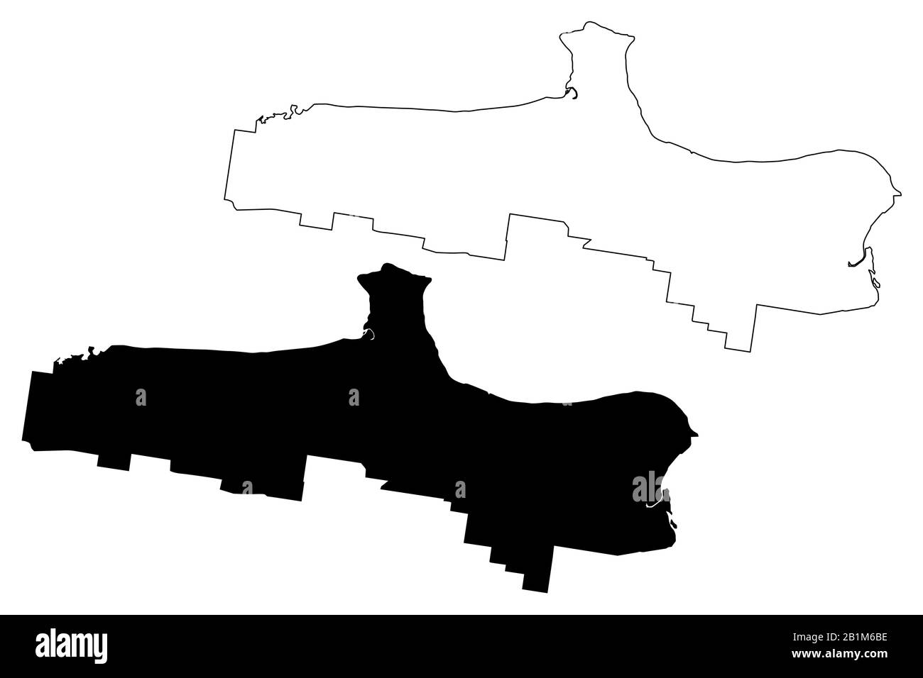 Commonwealth bay map Banque d'images noir et blanc - Alamy