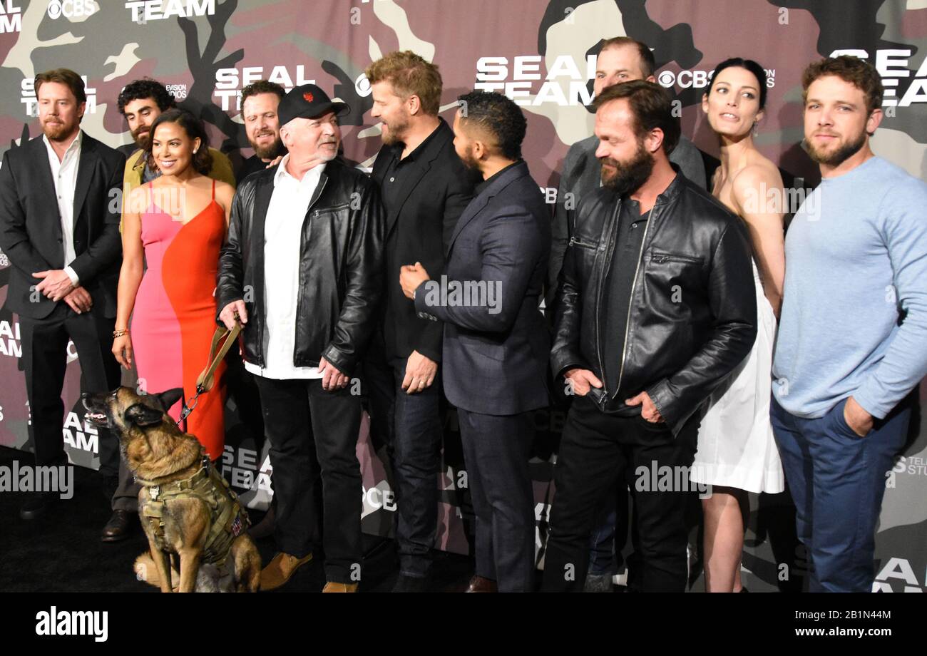 Hollywood, Californie, États-Unis 25 février 2020 (L-R) acteur Tyler ...