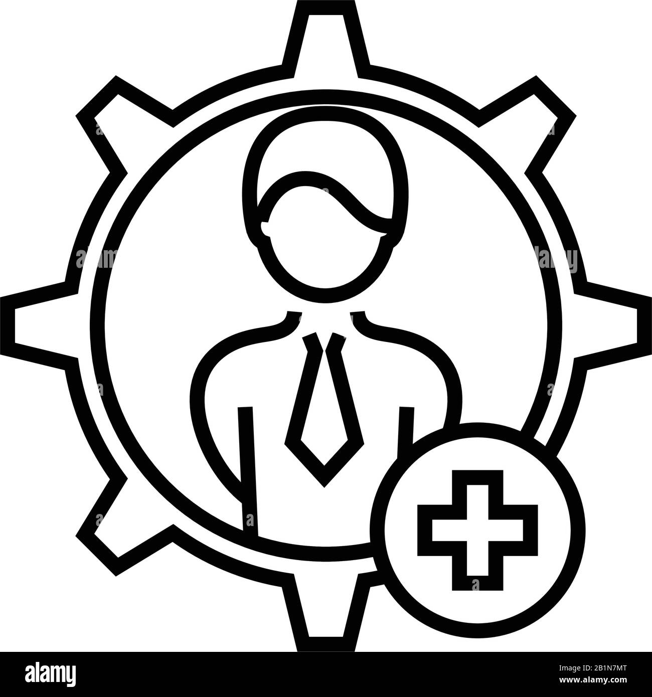 Icône de ligne personnelle, signe de concept, illustration vectorielle ... Icône de ligne personnelle, signe de concept, illustration vectorielle ...