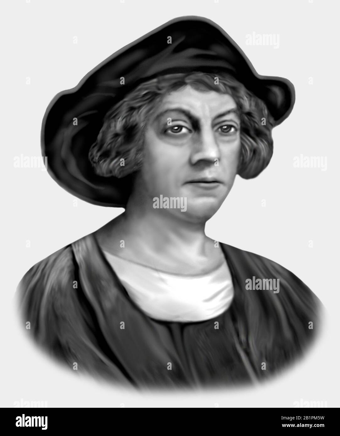 Navigateur cristobal colon cristoforo colombo portrait Banque de ...