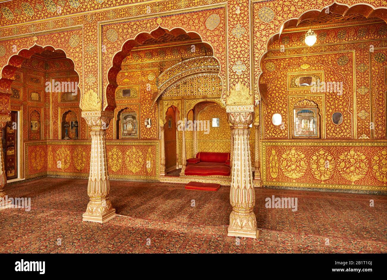 Karan mahal junagarh fort bikaner Banque de photographies et d’images à ...