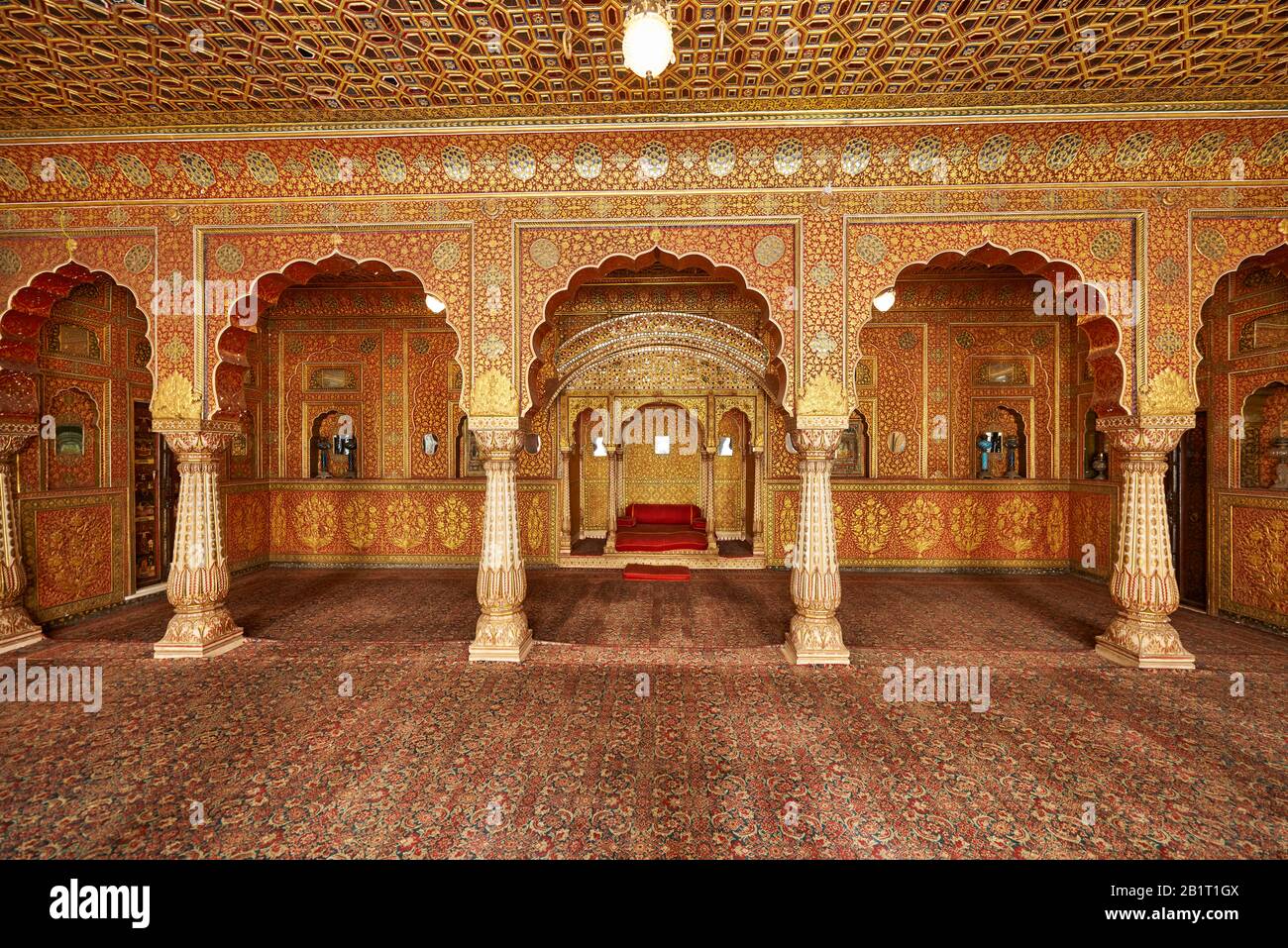 Karan mahal junagarh fort bikaner Banque de photographies et d’images à ...