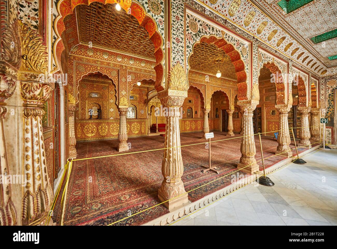 Karan mahal junagarh fort bikaner Banque de photographies et d’images à ...