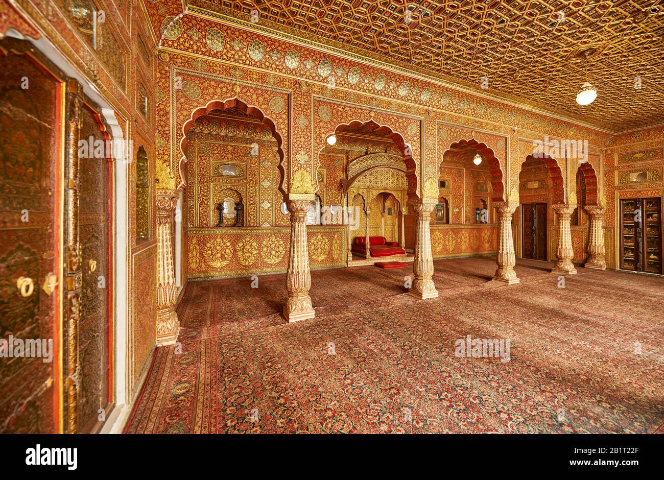 Karan mahal junagarh fort bikaner Banque de photographies et d’images à ...