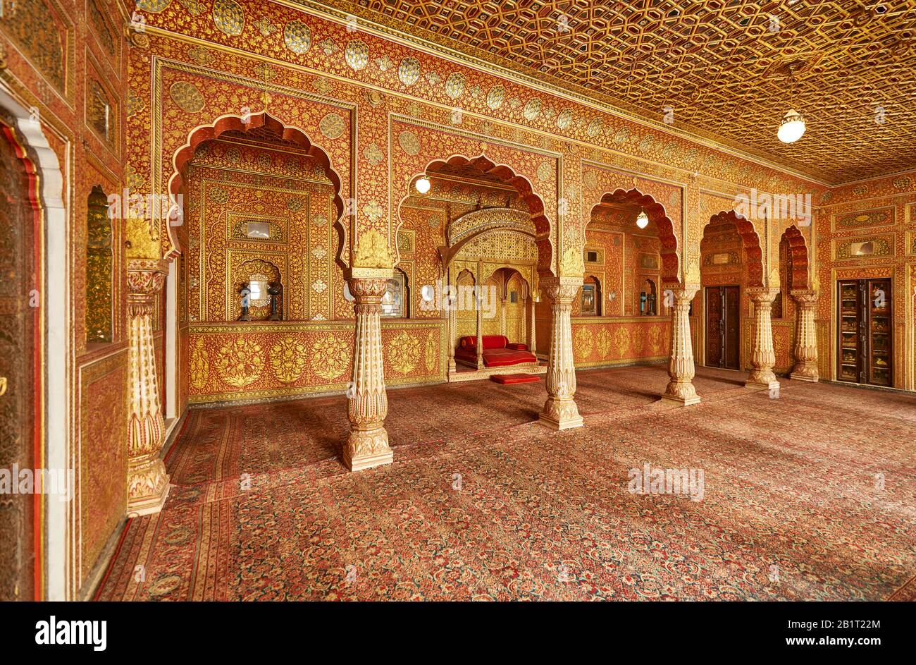 Karan mahal junagarh fort bikaner Banque de photographies et d’images à ...